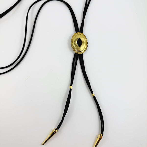 "Saloon Sally" Oval Bolo Necklace - Cinder & Sage