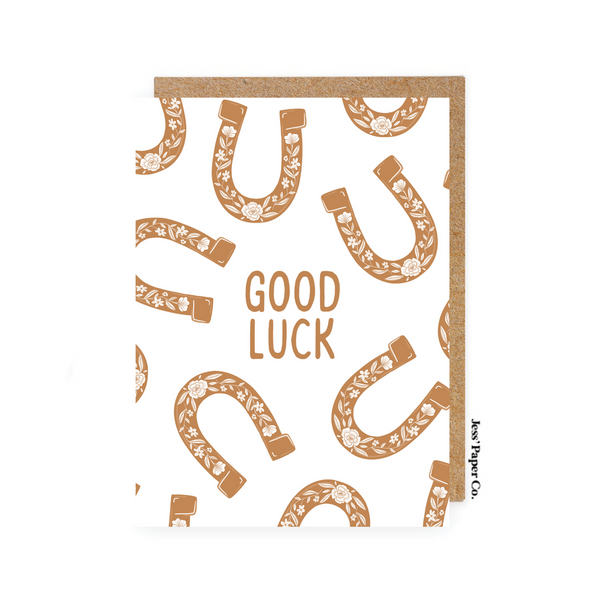 "Good Luck" Card - Cinder & Sage
