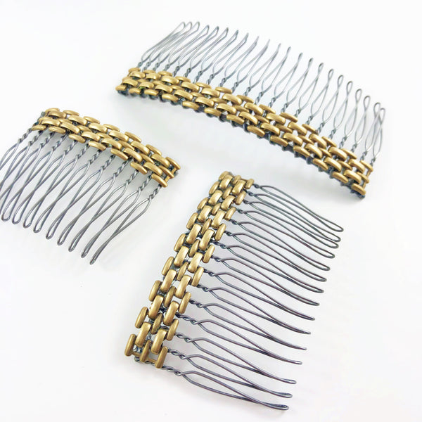 "Well Woven" Hair Combs (3 sizes) - Cinder & Sage